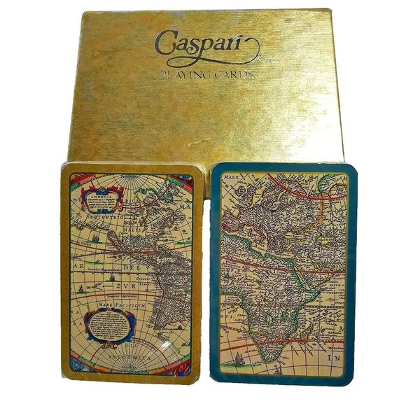 Caspari | Games | Vintage Caspari Playing Cards Sealed Double Deck Old ...